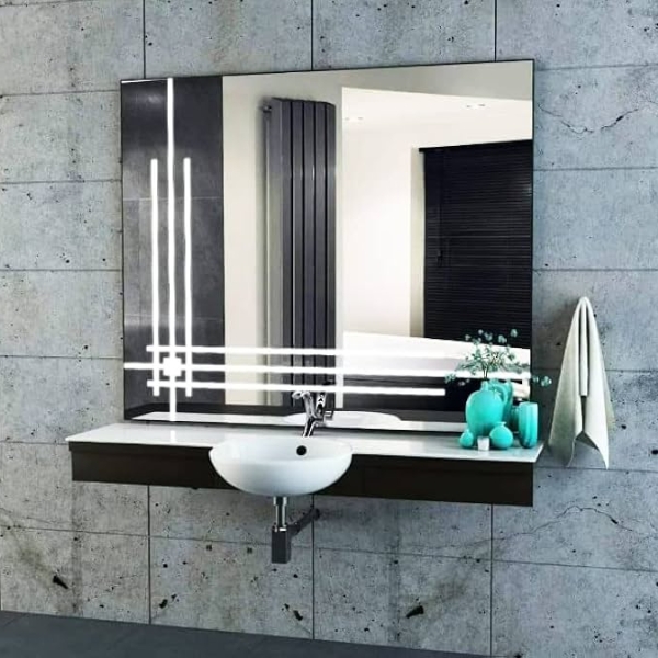 Square Shape LED Mirror for Bathroom/Wash Basin | Mirorma